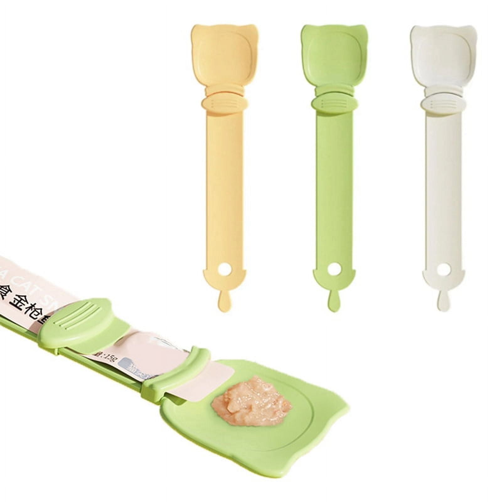 Pet Feeder Spoon Cat Snack Liquid Food Squeeze Tools Multifunctional ...