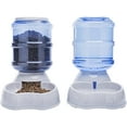 Pet Feeder and Water Food Dispenser Automatic Water Bowl for Dogs Cats ...