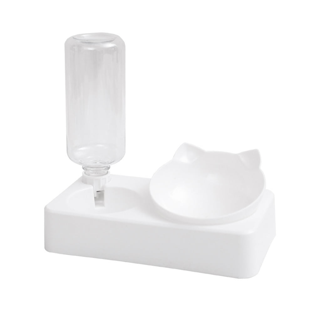 Pet Feeder With Anti-Slip Base And Automatic Waterer, Detachable Design ...