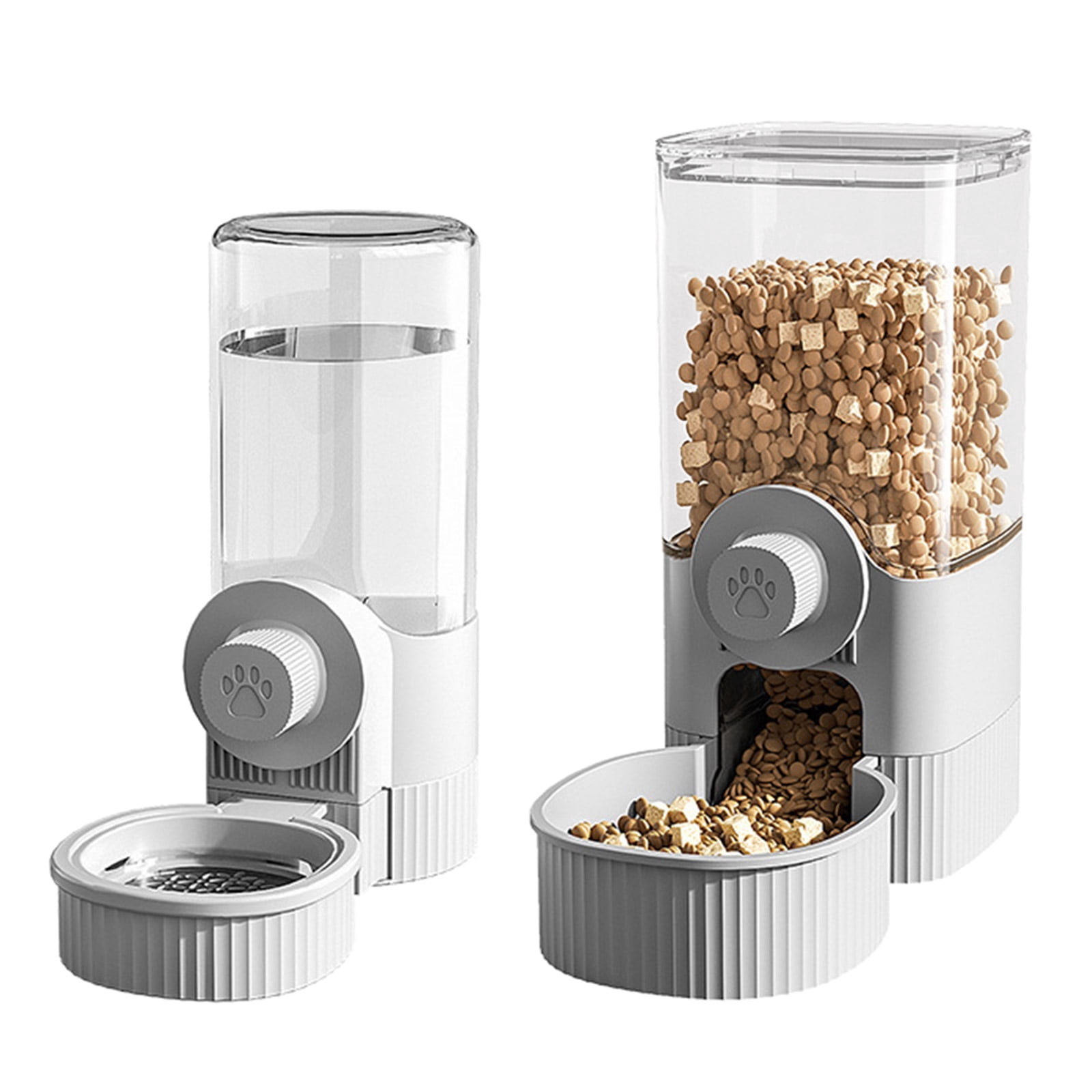 Pet Feeding Bowl Water Dispenser Feeders Treat Bowl Automatic Water ...