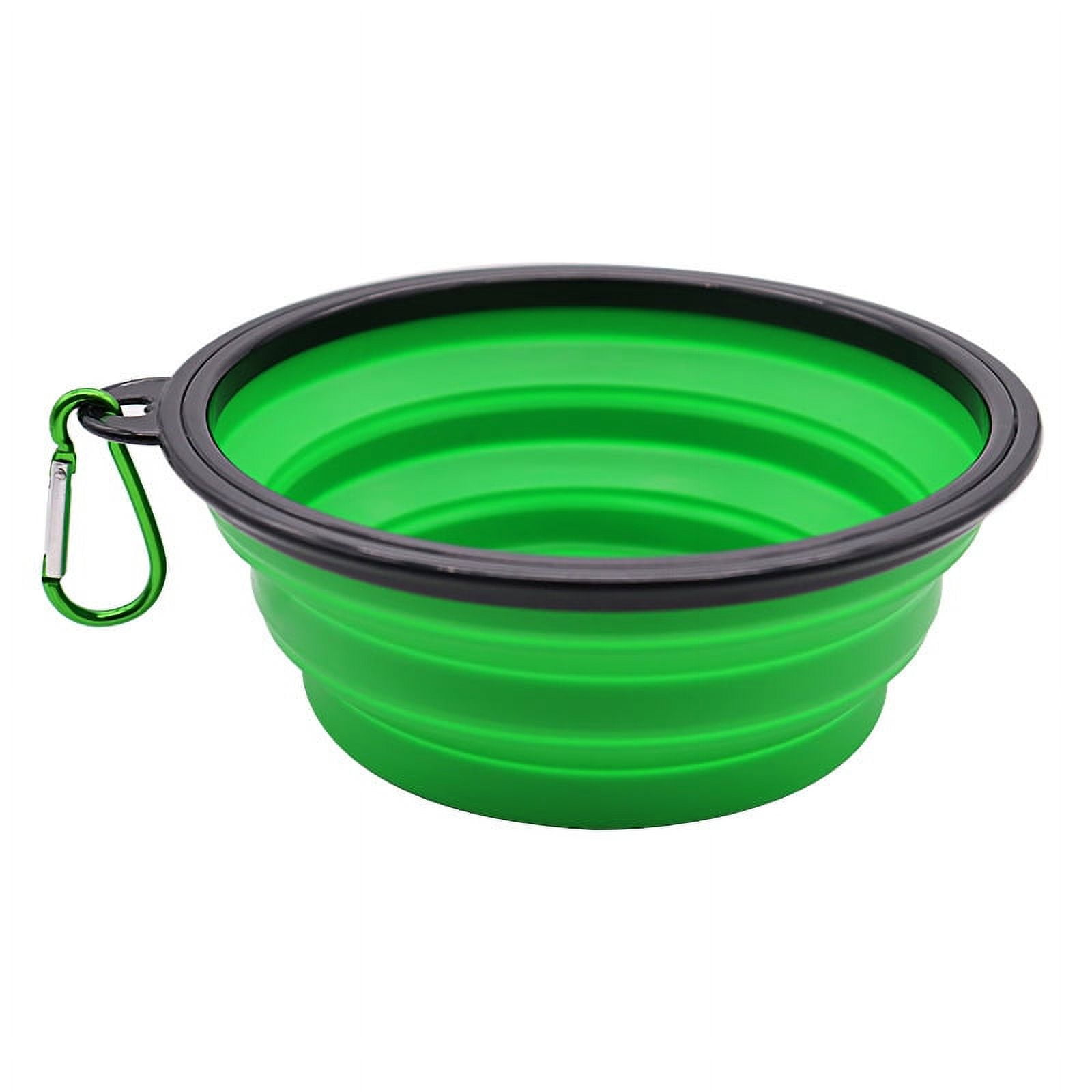 Pet Folding Silicone Bowl Collapsible Dog Food Bowl Water Large Outdoor ...