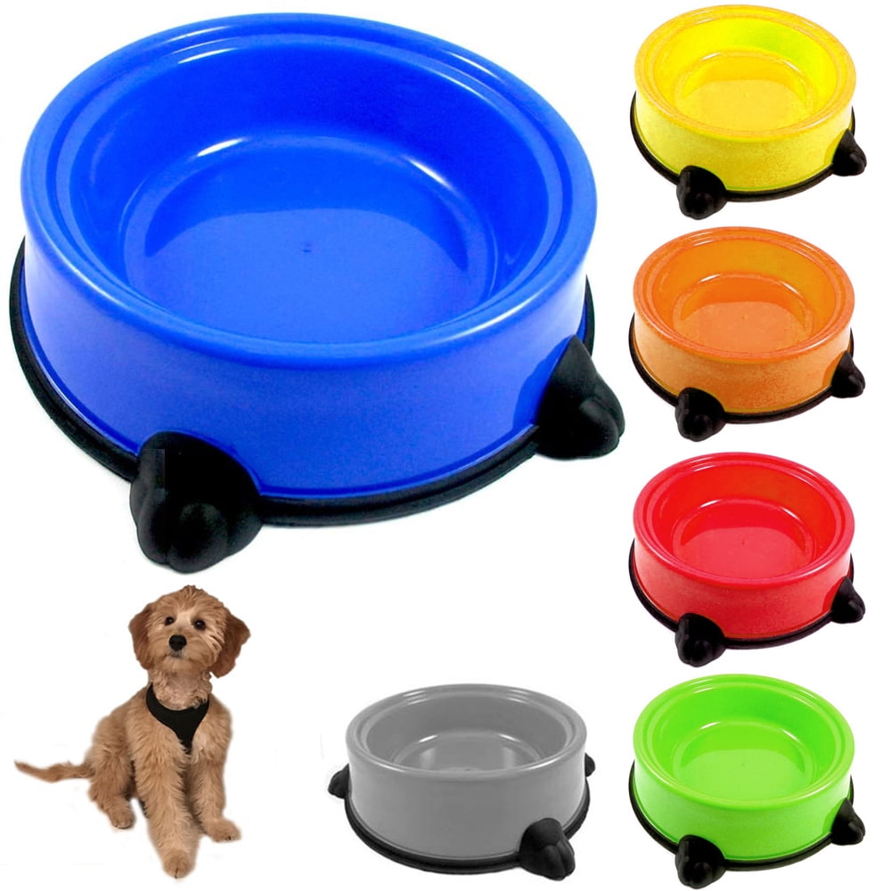 AllTopBargains Large Plastic Dog and Cat Food Bowl, Non Skid, Ideal for ...