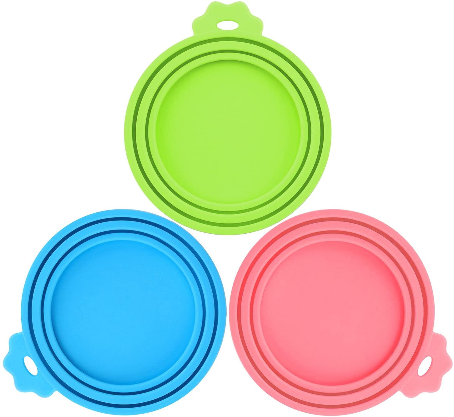 Pet Food Can Covers 3 Pack Silicone Can Lids Caps for Dog Cat Wet Food ...