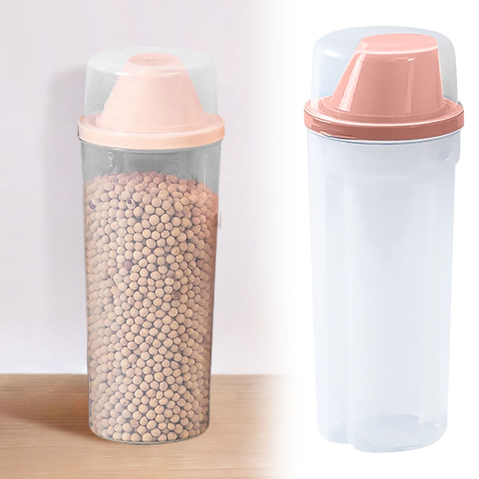 Pet Food Container - 1500 ml Airtight Dry Food Container with Measuring ...