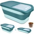Cadrim Large Airtight Dog Food Storage Container, Foldable & Portable ...