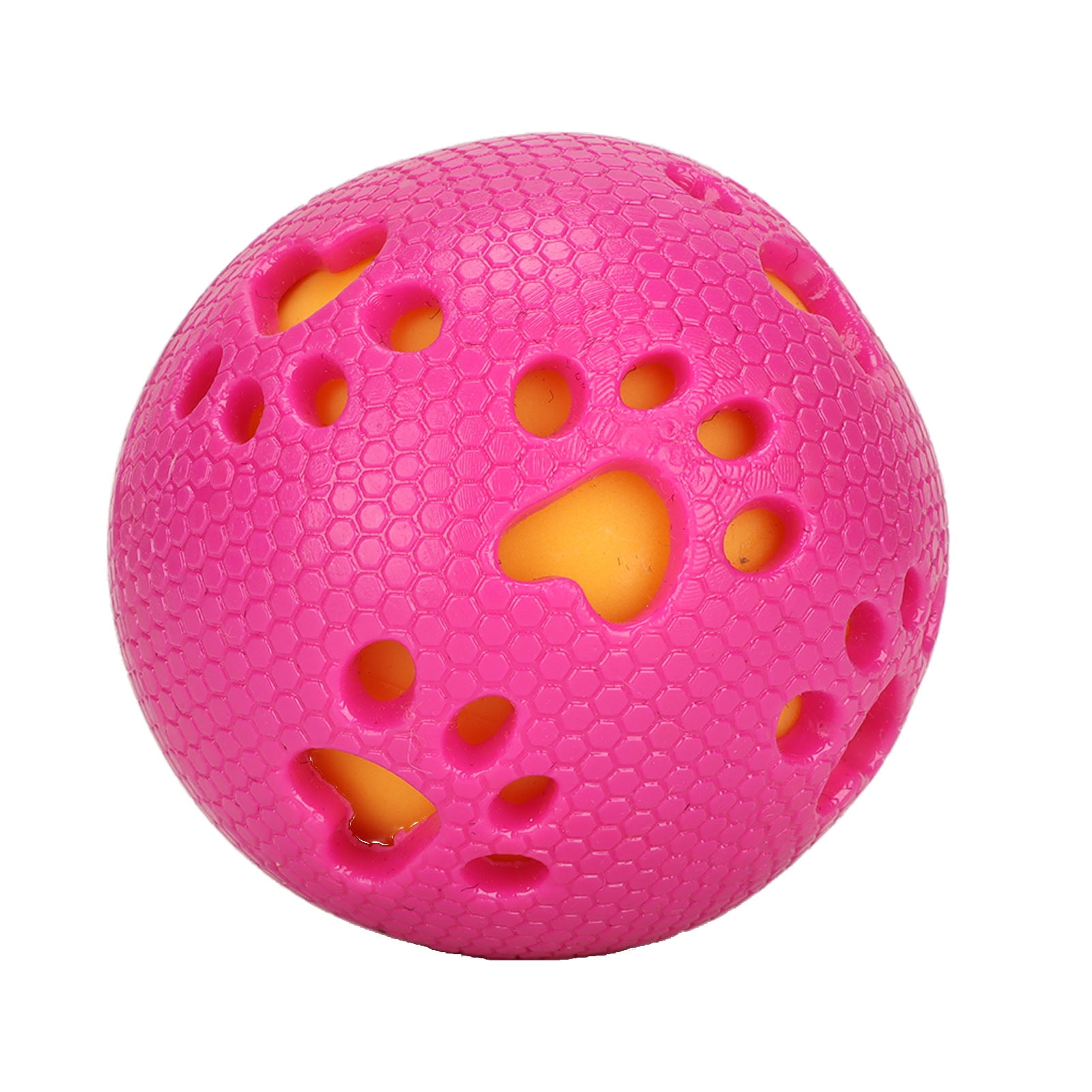 Pet Food Dispensing Ball Teeth Cleaning Chewing Washable Rubber Dog ...