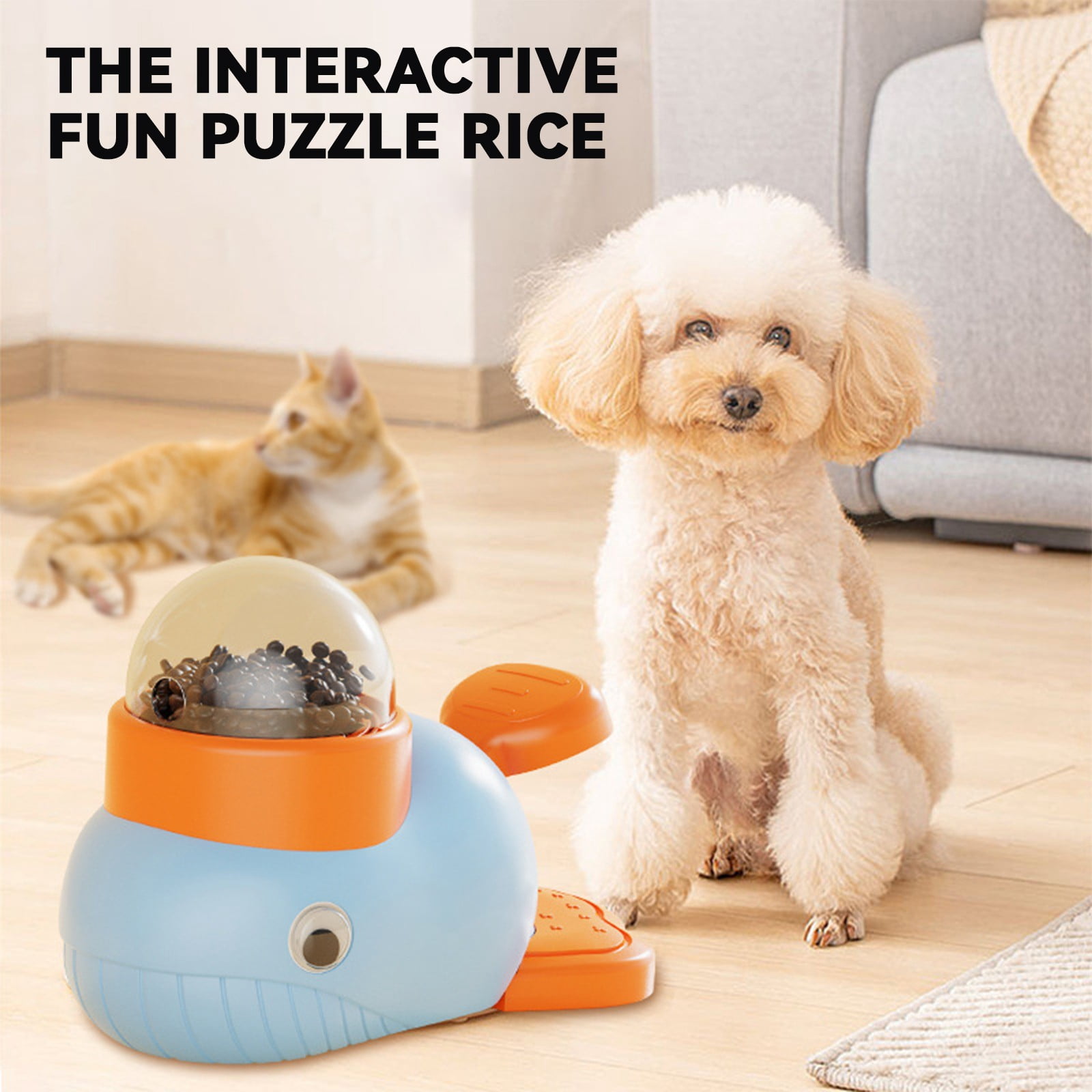 Pet Food Leakage Ball – Multifunction Dog & Cat Treat Dispenser Toy ...