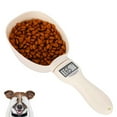 Pet Food Measuring Scoop Electronic Dog Cat Food Detachable Measuring ...