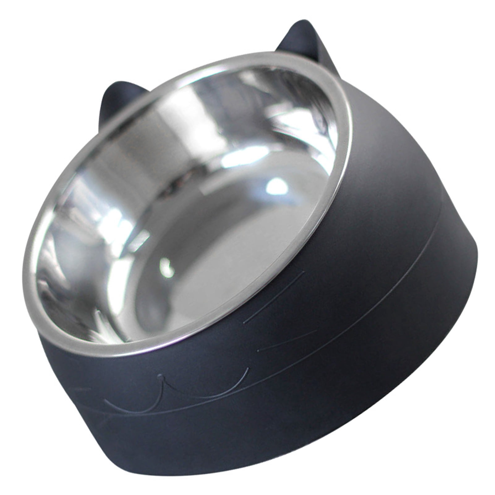 Pet Food Water Bowl Stainless Steel Detachable Prevent Slip Cartoon ...