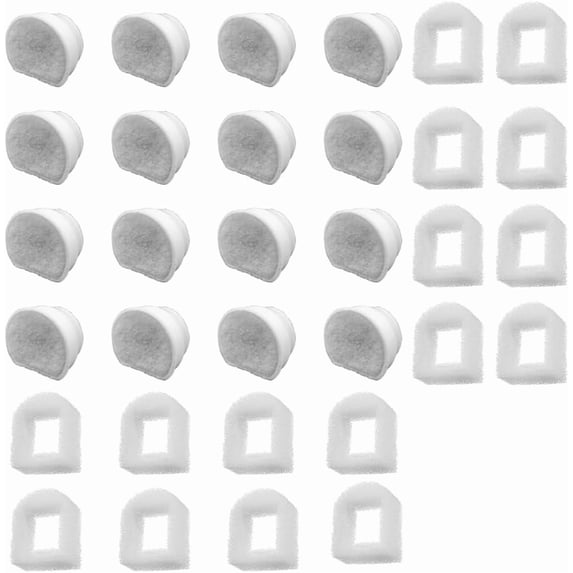 Pet Fountain Filter Replacement, Compatible with Multiple Pet Water ...