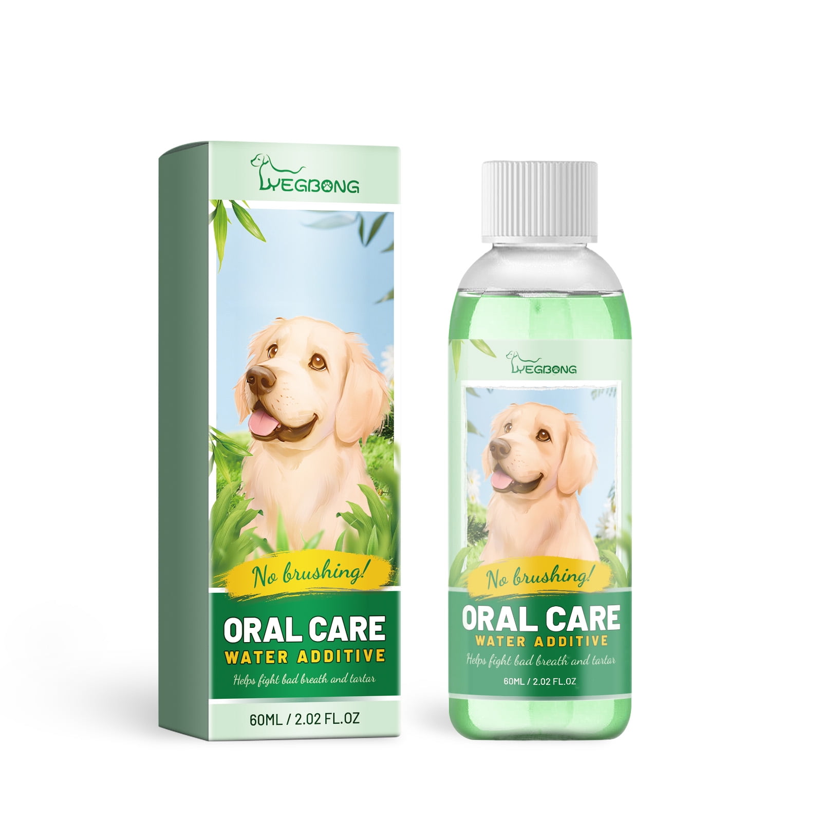 Pet Fresh Breath Teeth Cleaning Solution for Dogs and Cats, Oral ...