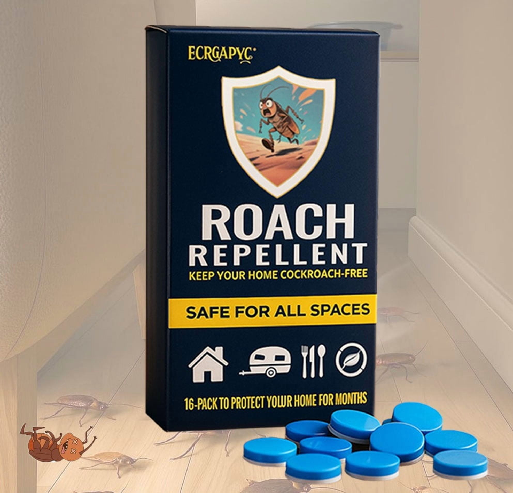 Pet-Friendly Cockroach Repellent Pellets for Roach Control Safe Indoor ...