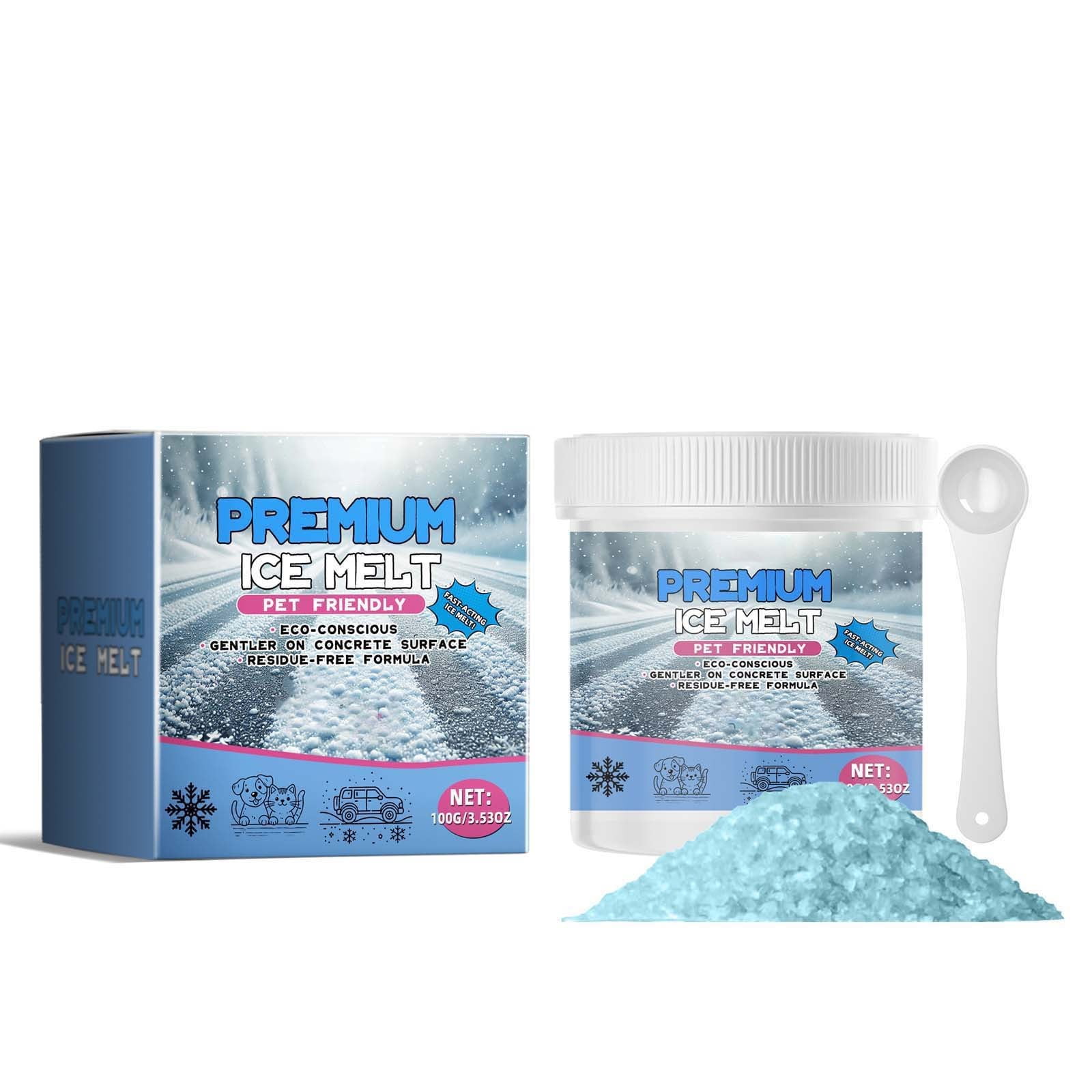 Pet-Friendly Ice Melt – Fast-Acting Magnesium Chloride Formula, Safer ...