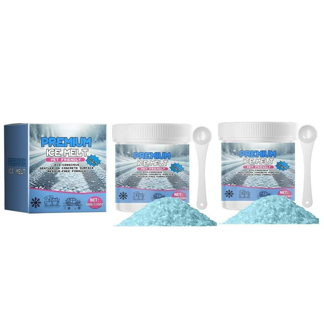 Pet-Friendly Ice Melt – Fast-Acting Magnesium Chloride Formula, Safer ...