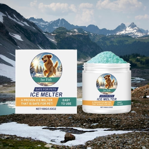 Pet Friendly Ice and Snow Melter, Fast Acting 100% Pure Magnesium ...