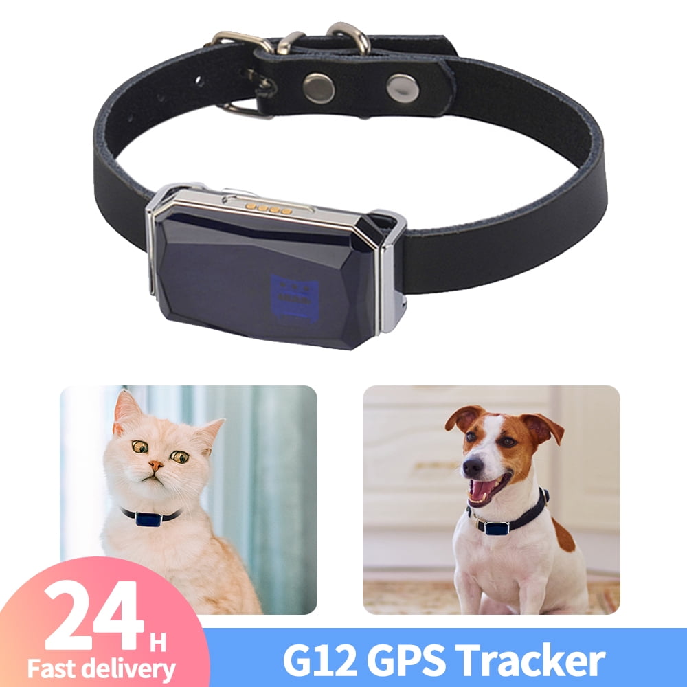 Pet GPS Tracking Locator Wearable Smart Collar Cat Dog Footprint ...