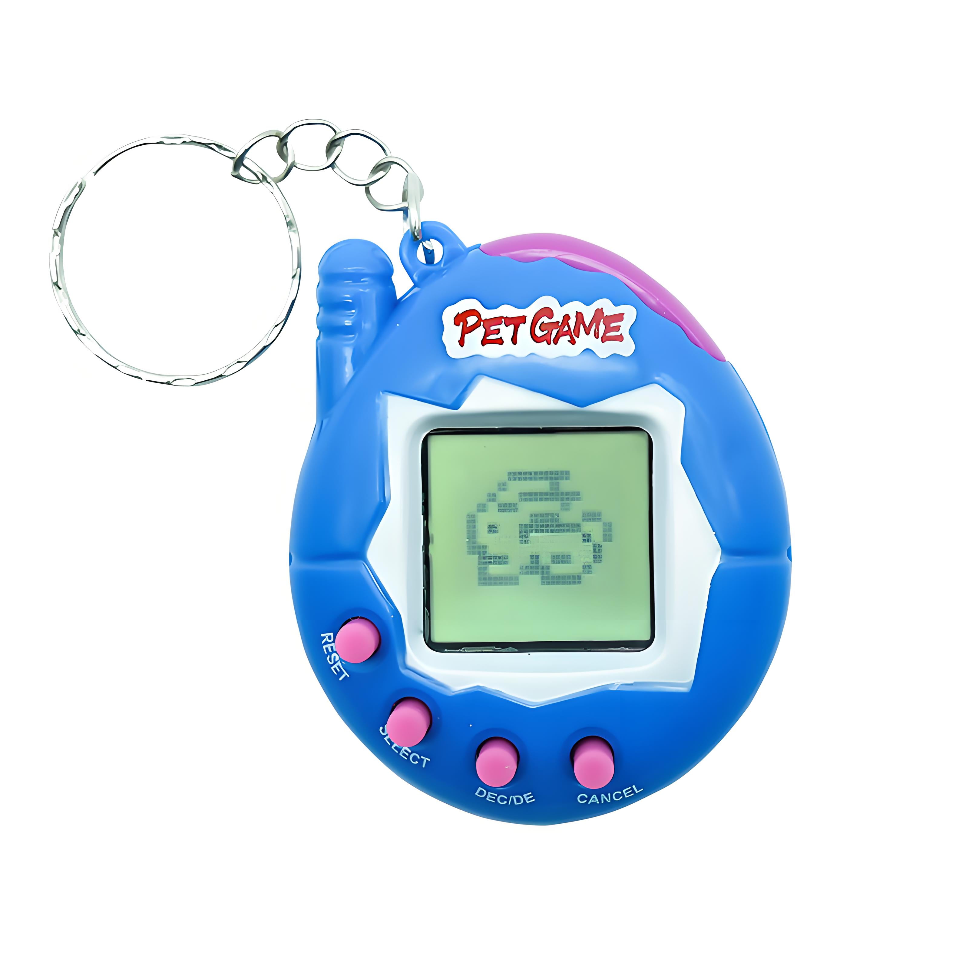 Pet Game Virtual Egg Handheld Digital Pet Device with Keychain Retro ...