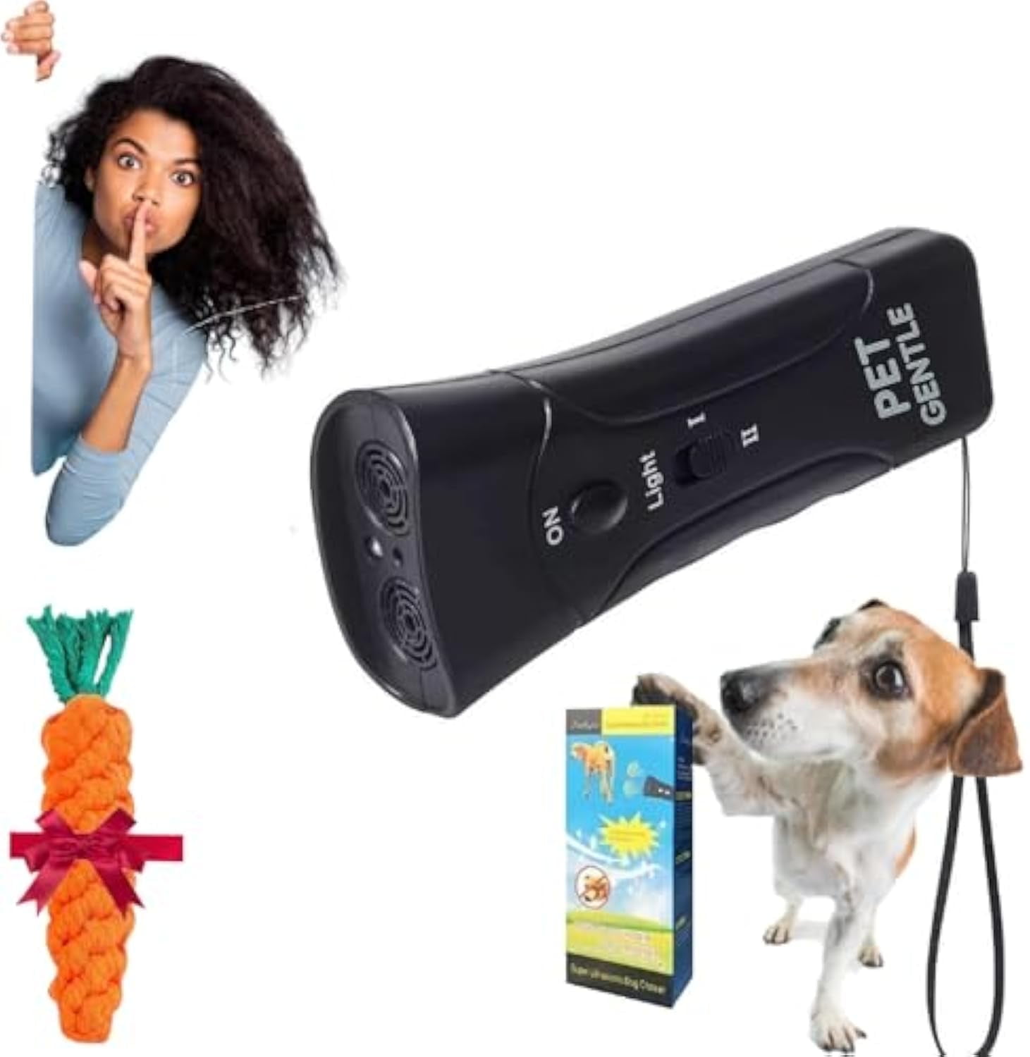 Pet Gentle Anti Barking Device, 2025 New Petgentle Dog Training Device ...