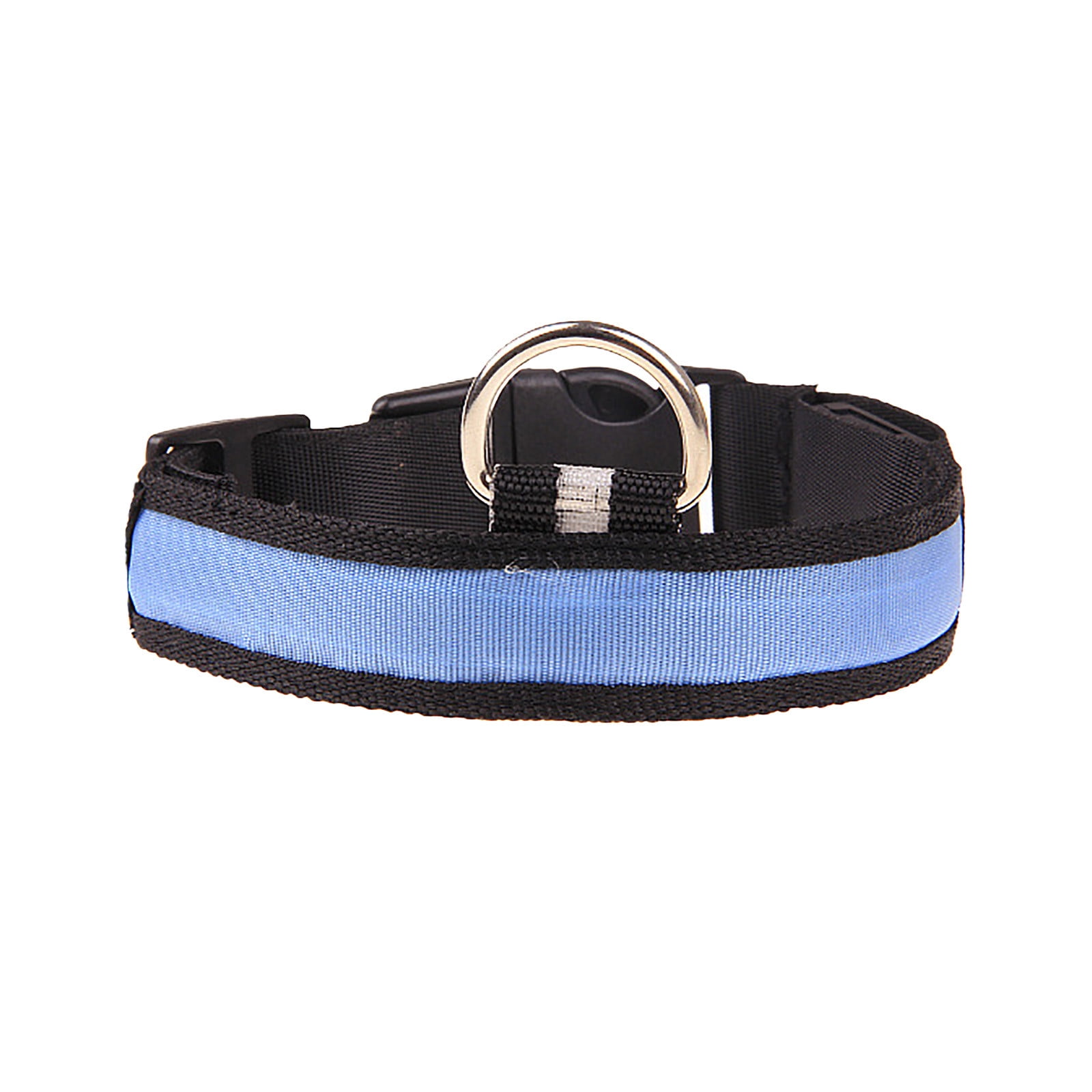 Pet Glowing Collar LED Light Necklace Dog Lighted Up Colorful Collar ...
