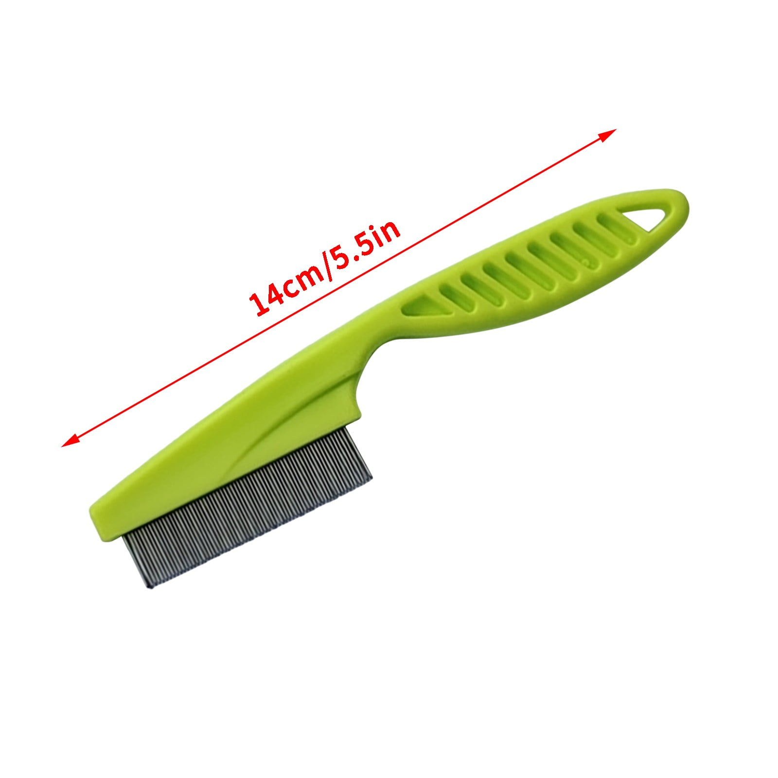 Pet Grooming Brush - Double Sided Shedding And Dematting Undercoat Rake ...