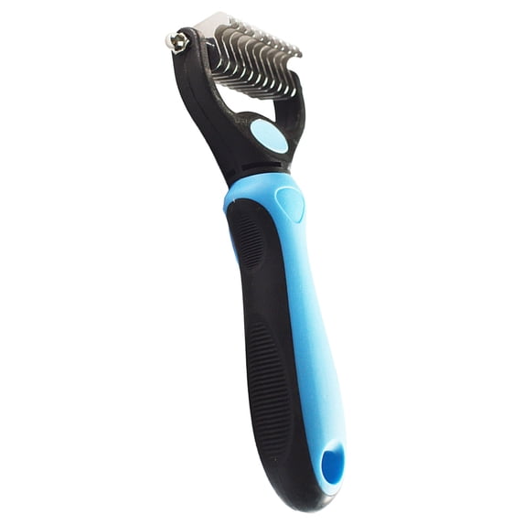 Pet Grooming Brush for Dogs & Cats – Dematting Comb,Undercoat Rake ...