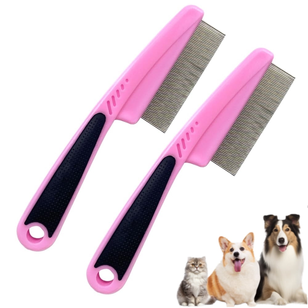 Pet Grooming Comb for Dogs Cats, Multifunctional Stainless Steel Pet ...