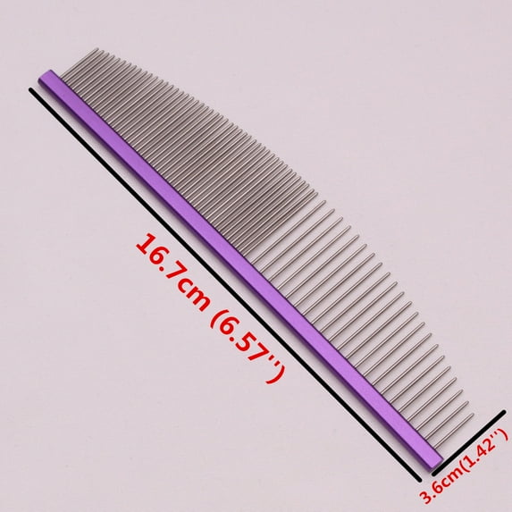Pet Grooming Combs Aluminum Alloy Brush For Dogs Boundary Knot Massage ...