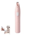 Pet Grooming Cordless Dog Paw Trimmer with LED Light, Rechargeable and ...