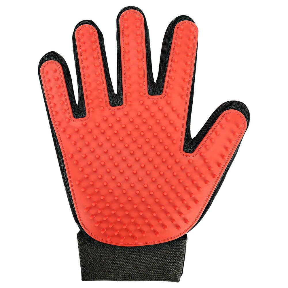 Pet Grooming Gloves, 2-Pack Bathing and Hair Removal Glove Set for Dogs ...