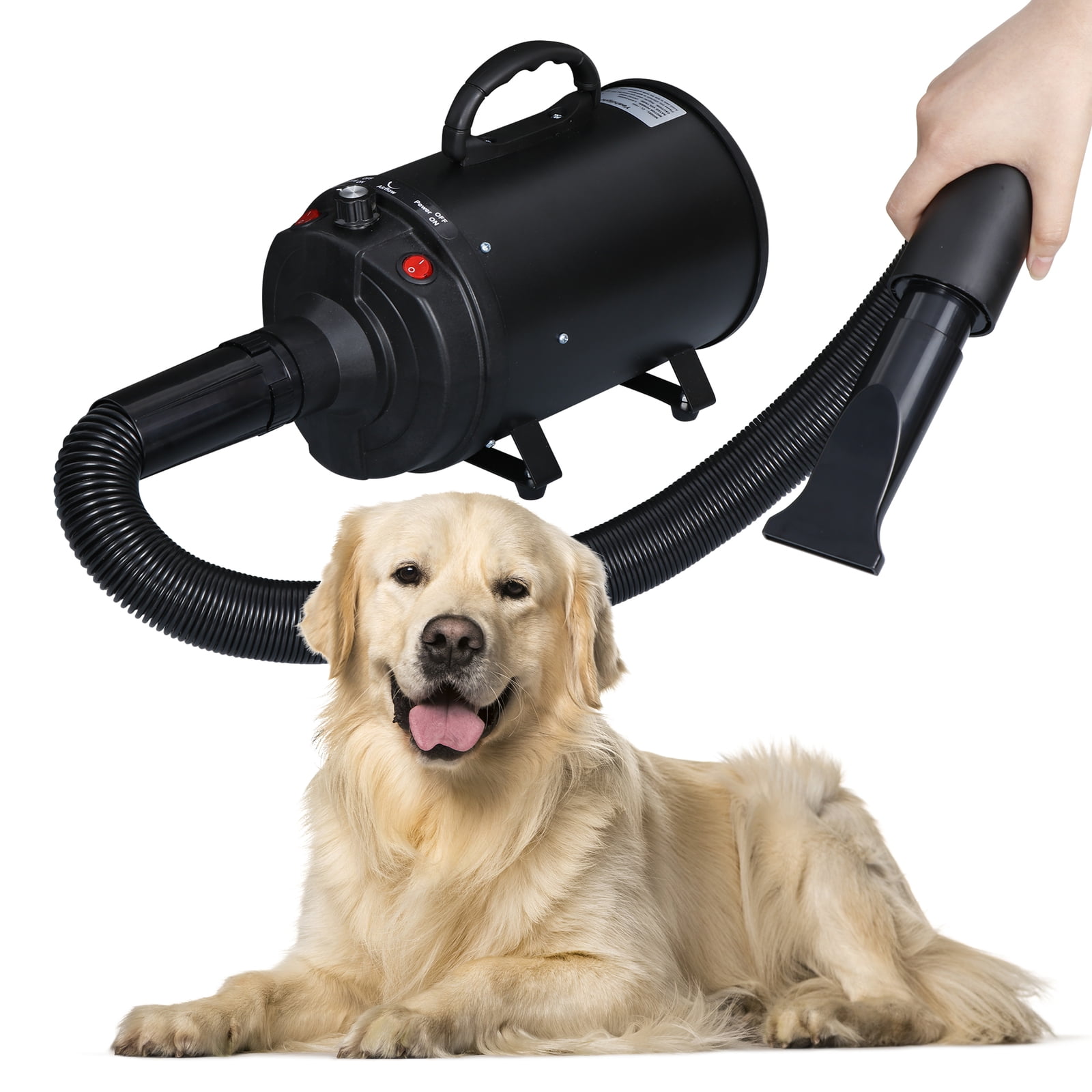 Pet Grooming Quiet Hair Dryer 2400W Blow Blaster Blower 3.2HP For Dogs ...