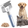 Pet Grooming Tool with Spray, 2026 New Dual-Sided Dematting Comb for ...