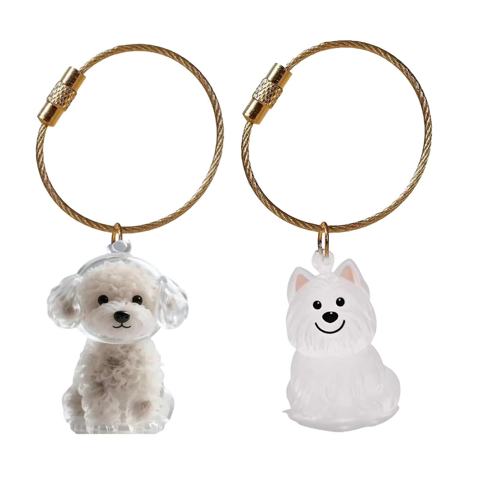 Pet Hair Collector Memorial Keychain Furs Container Case For Dog Cats ...