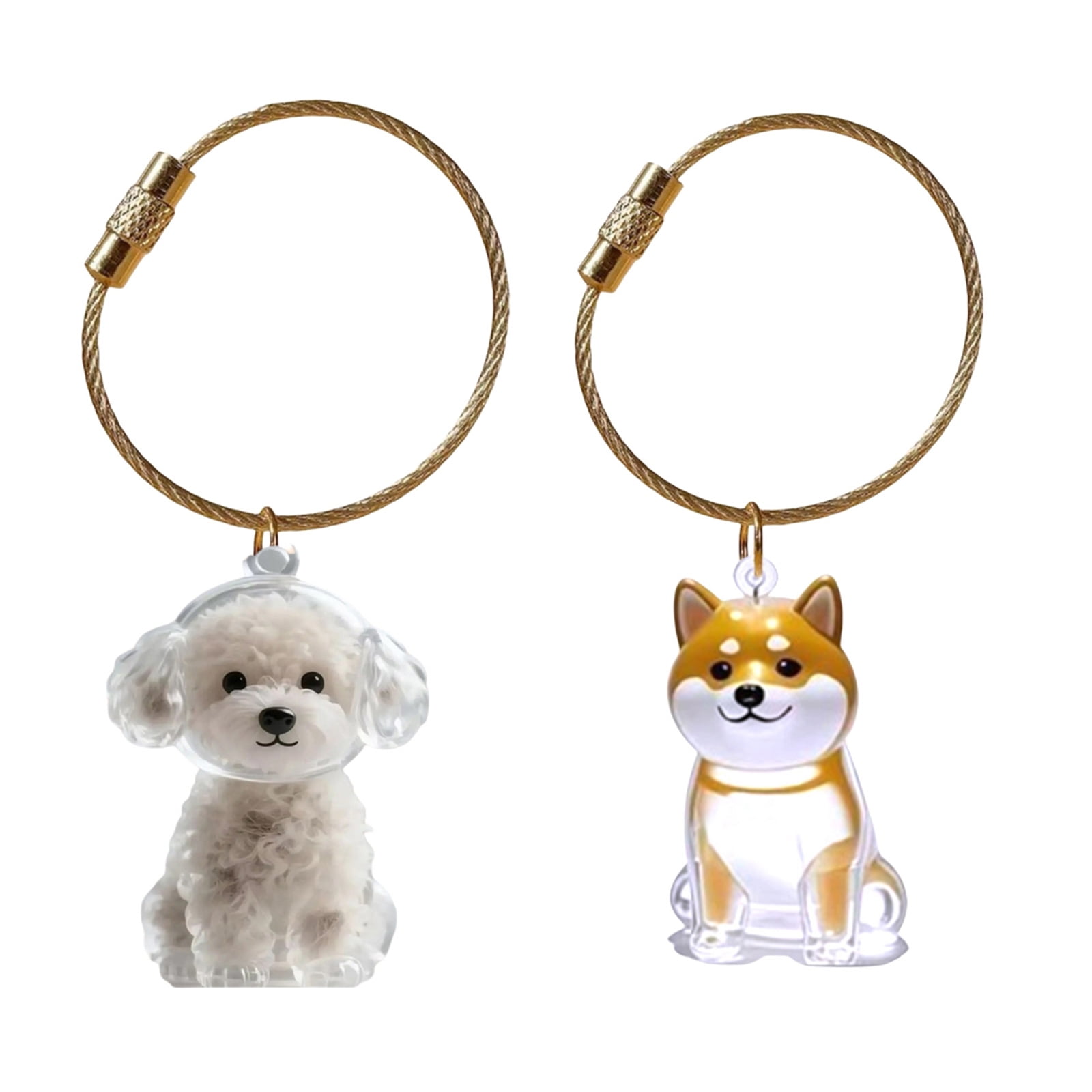 Pet Hair Collector Memorial Keychain Furs Container Case For Dog Cats ...