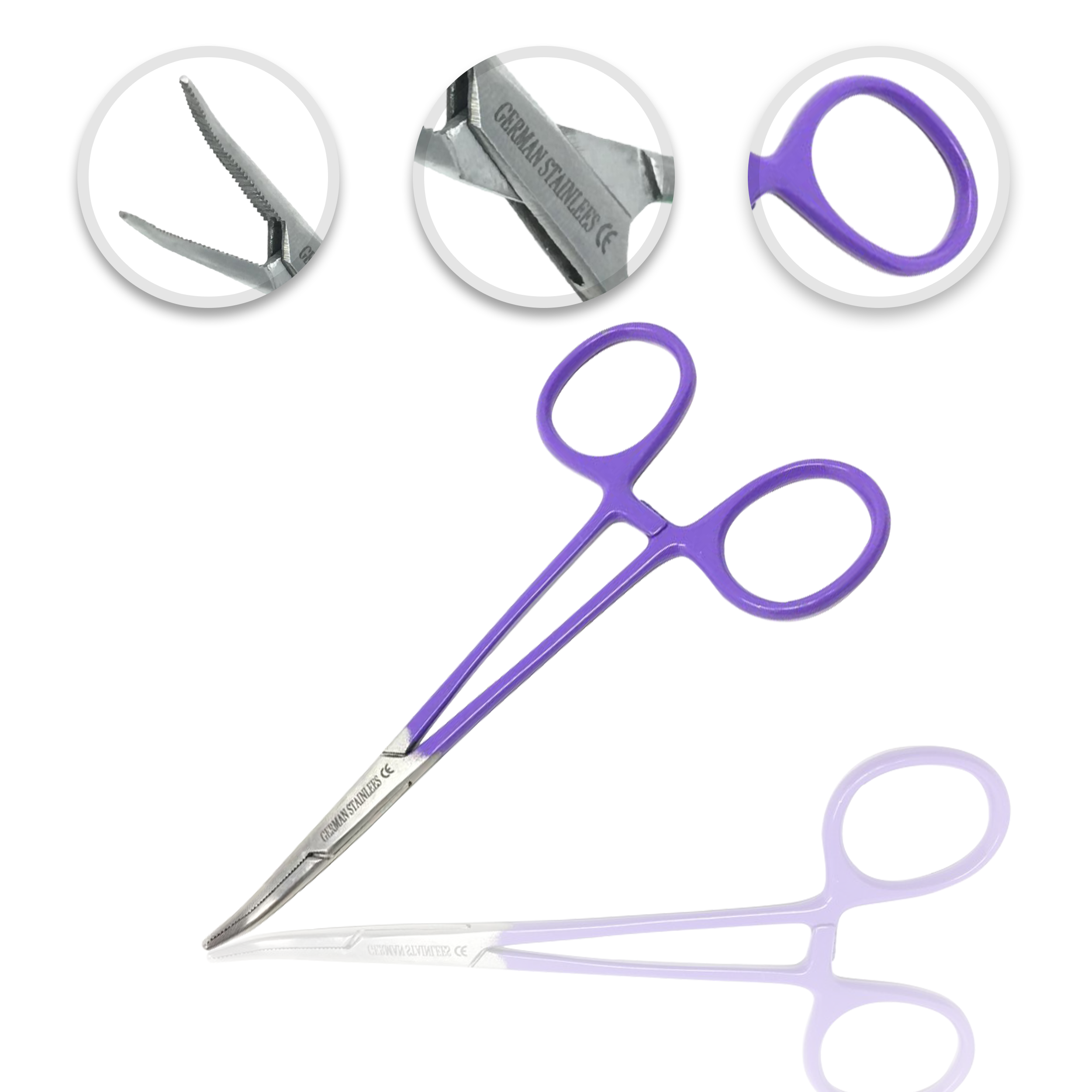 Pet Hair Ear/Nose Puller and Tick Removing 5 in. Curved Pliers for Cats ...
