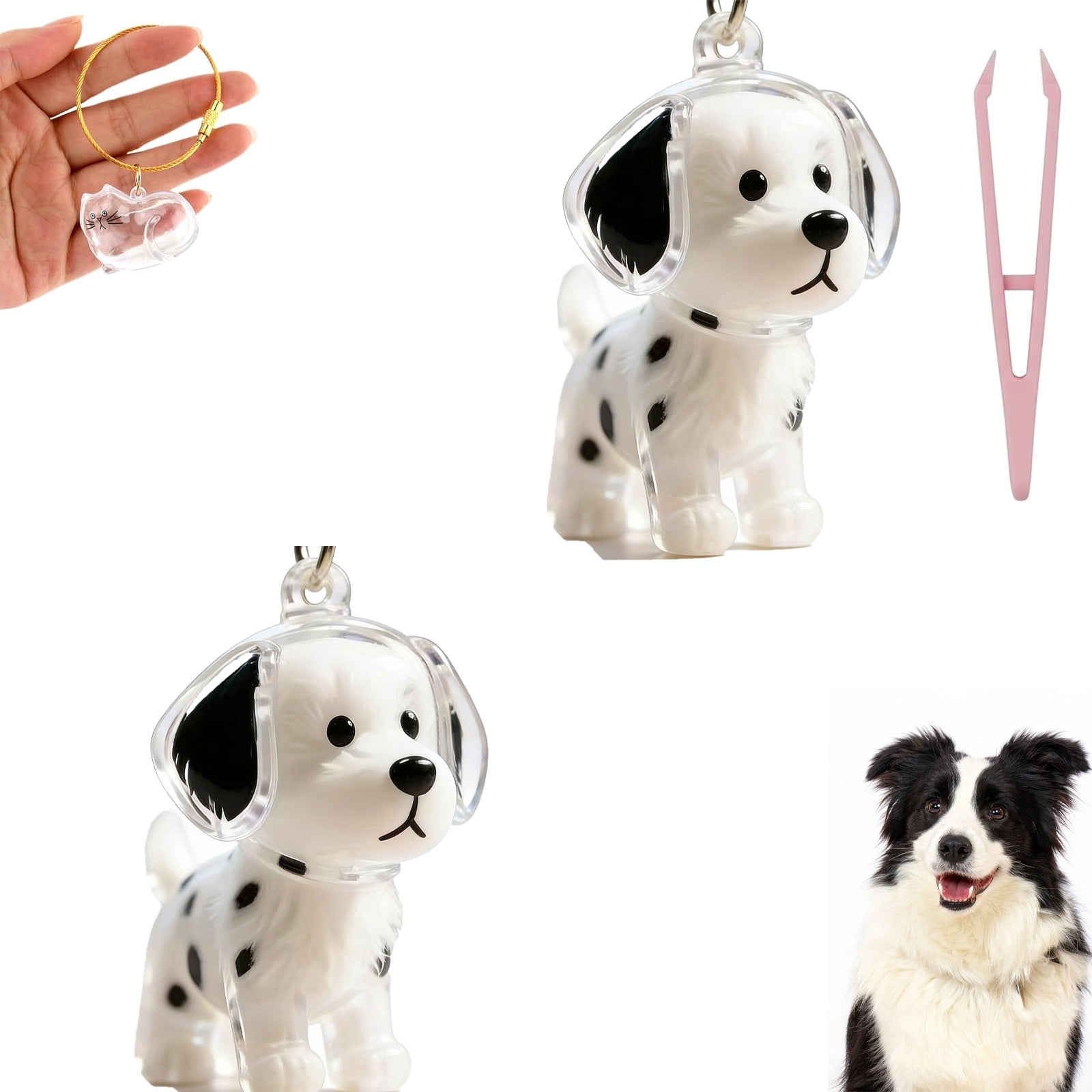 Pet Hair Holder Keychain, Hair Storage Bottle, Pets Hairs Memorial Fur ...