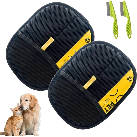 Pet Hair Removal Glove for Cats & Dogs,Pet Hair Remover Electrostatic ...