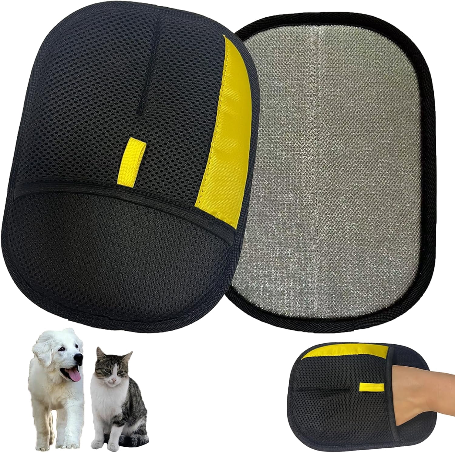 Pet Hair Removal Gloves for Cats Dogs, 2026 Upgraded Electrostatic ...