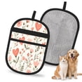 Pet Hair Removal Gloves Washable Static Grooming Tool For Dog Cat Hair ...