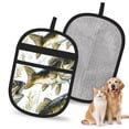 Pet Hair Removal Gloves Washable Static Grooming Tool For Dog Cat Hair ...