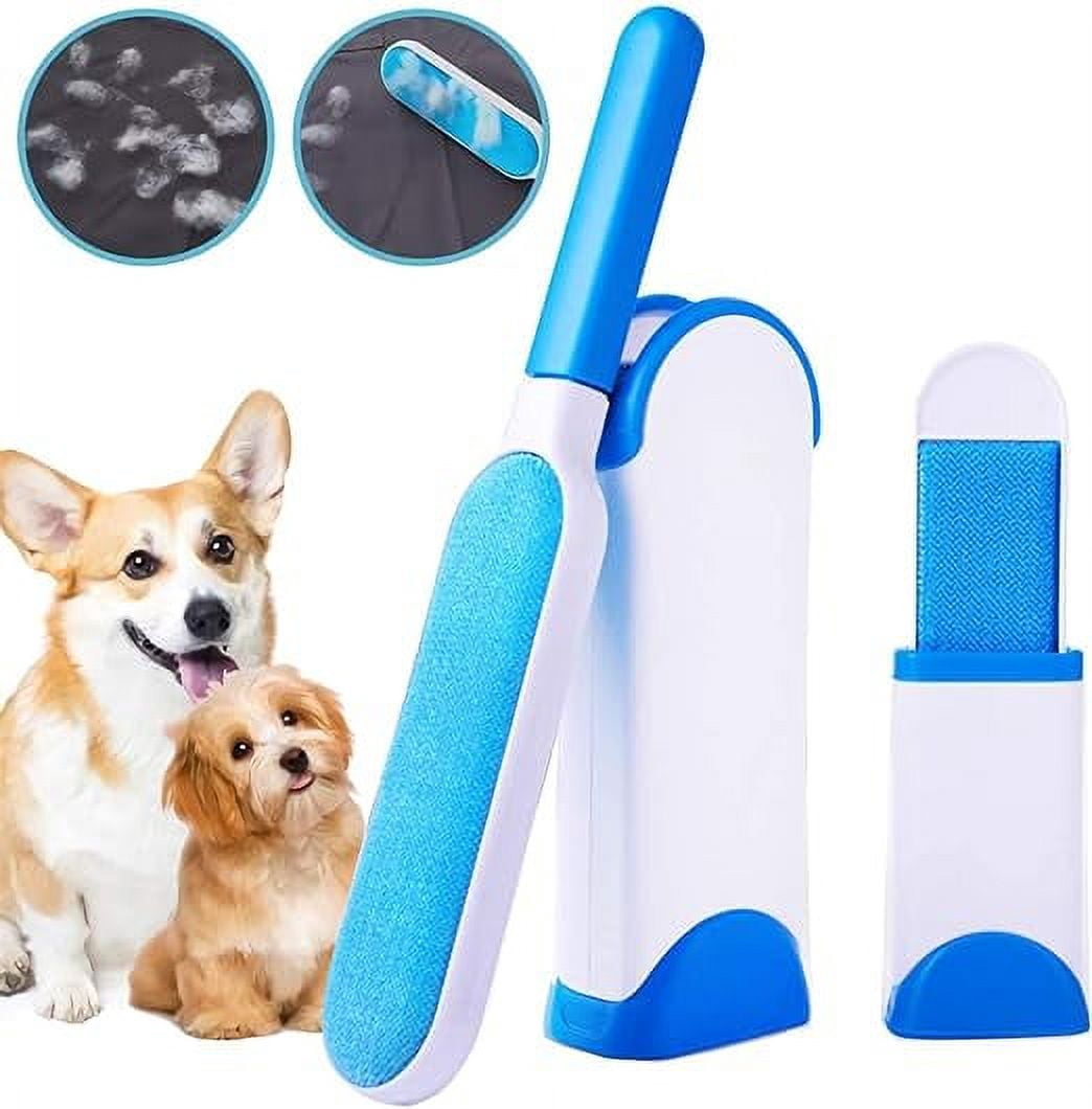Pet Hair Remover Brush, Double Sided Reusable Fur/Lint Remover Roller ...