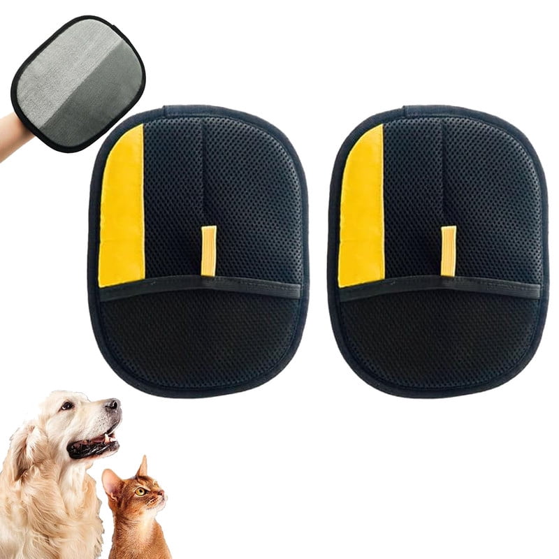 Pet Hair Remover Gloves, 2026 Upgraded Washable Pet Grooming Gloves,Pet ...