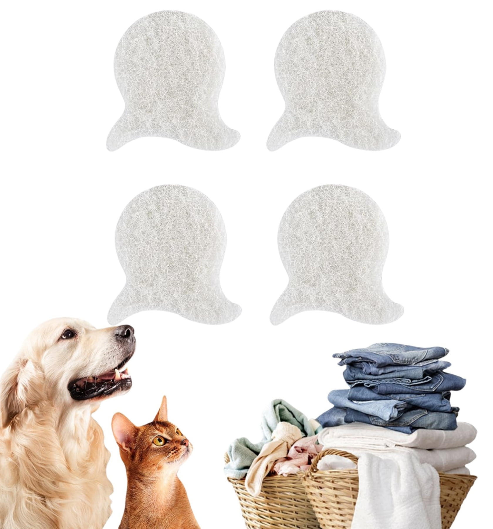 Pet Hair Remover for Laundry, Efficient Laundry Pet Hair Catcher, Dog ...