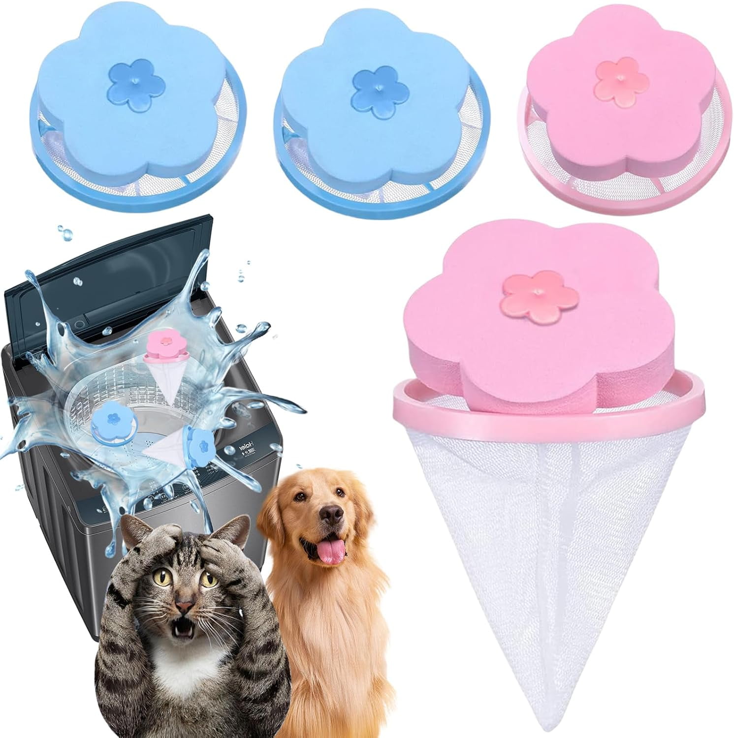 Pet Hair Remover for Laundry, Laundry Pet Hair Catcher, 2025 Upgraded ...