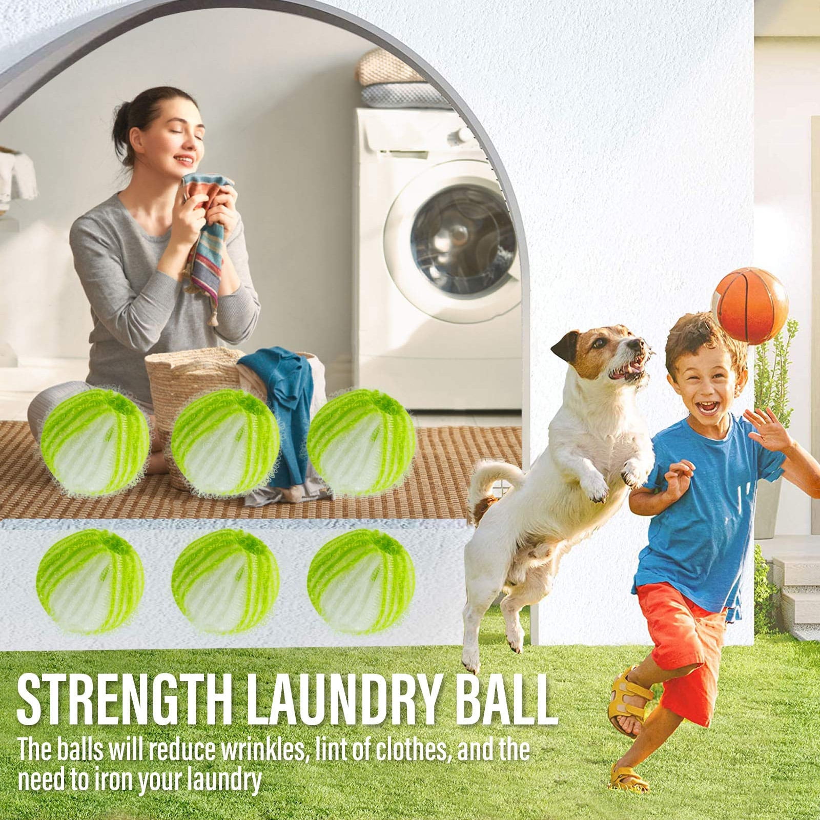 Pet Hair Remover for Laundry, Reusable Laundry Pet Hair Catcher Lint ...