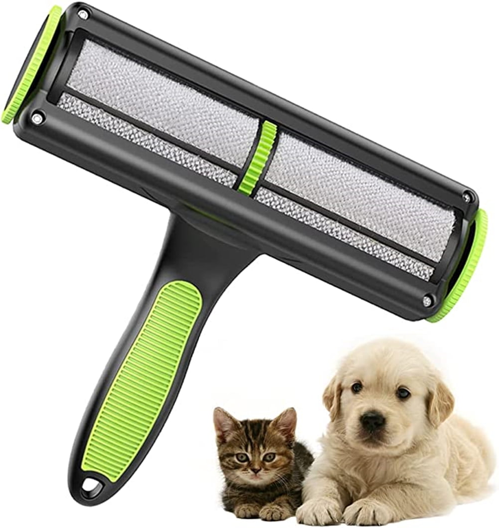 Pet Hair Remover Roller, Fur Remover with Self Cleaning Base for Dog ...