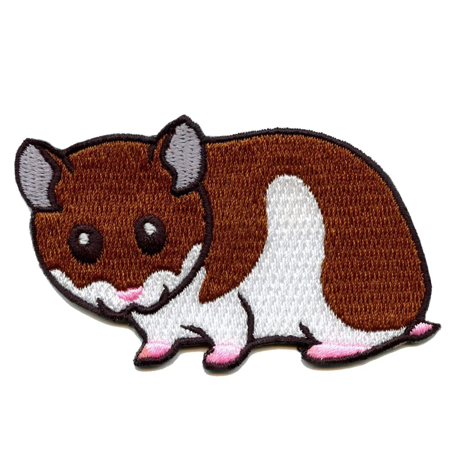 Pet Hamster Embroidered Iron On Jacket Patch - Walmart.com