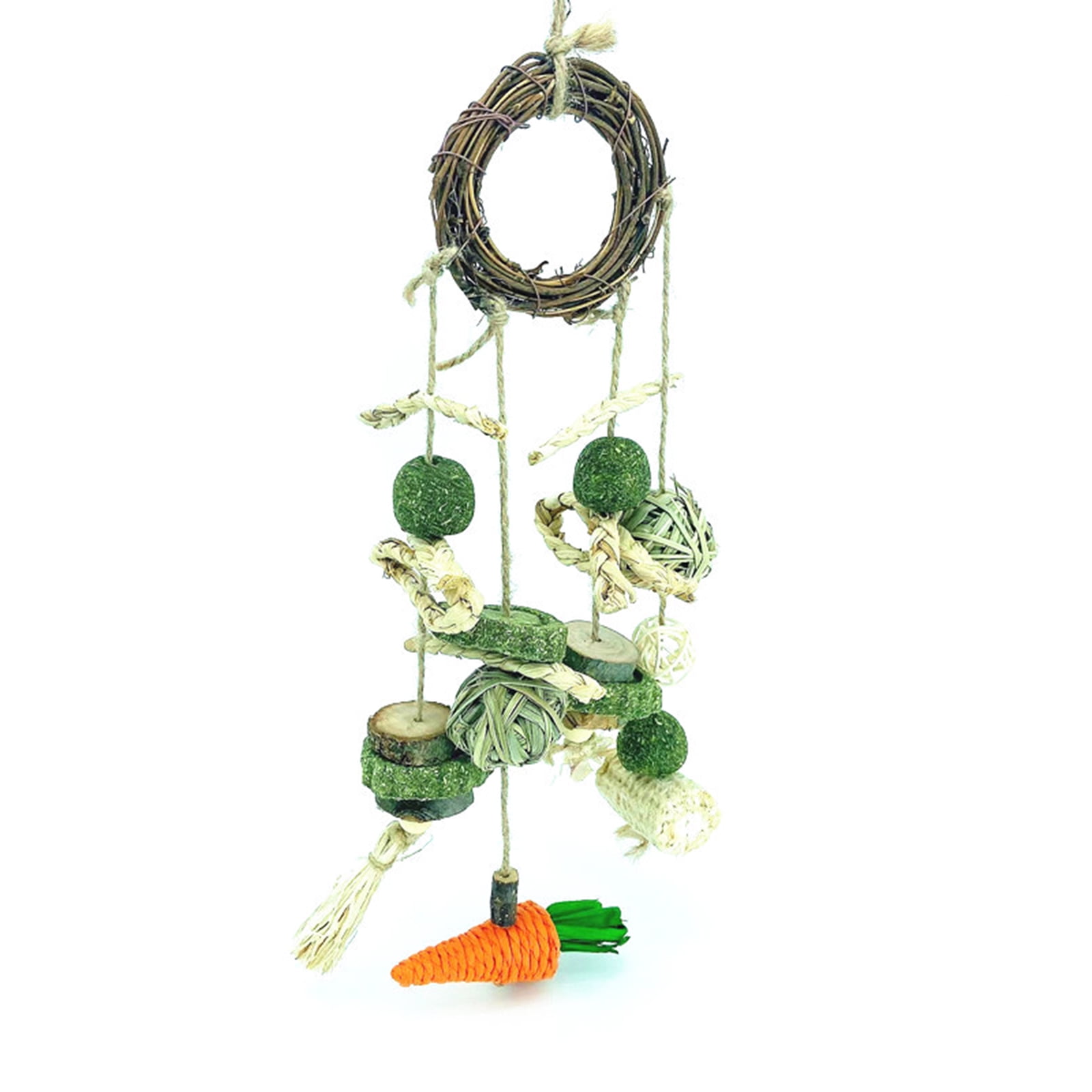 Pet Hanging Chewing Toys Cage Snack Boredom Toys Cage Accessories For ...