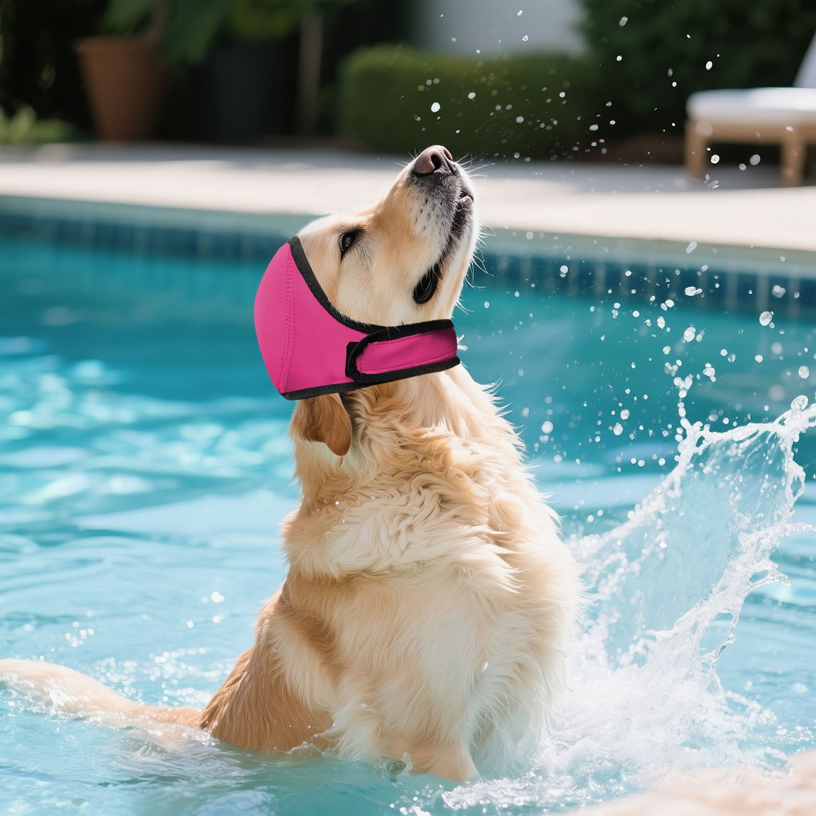 Pet Hats Dog Swimming Caps Adjustable Ear for Swimming Suitable for ...