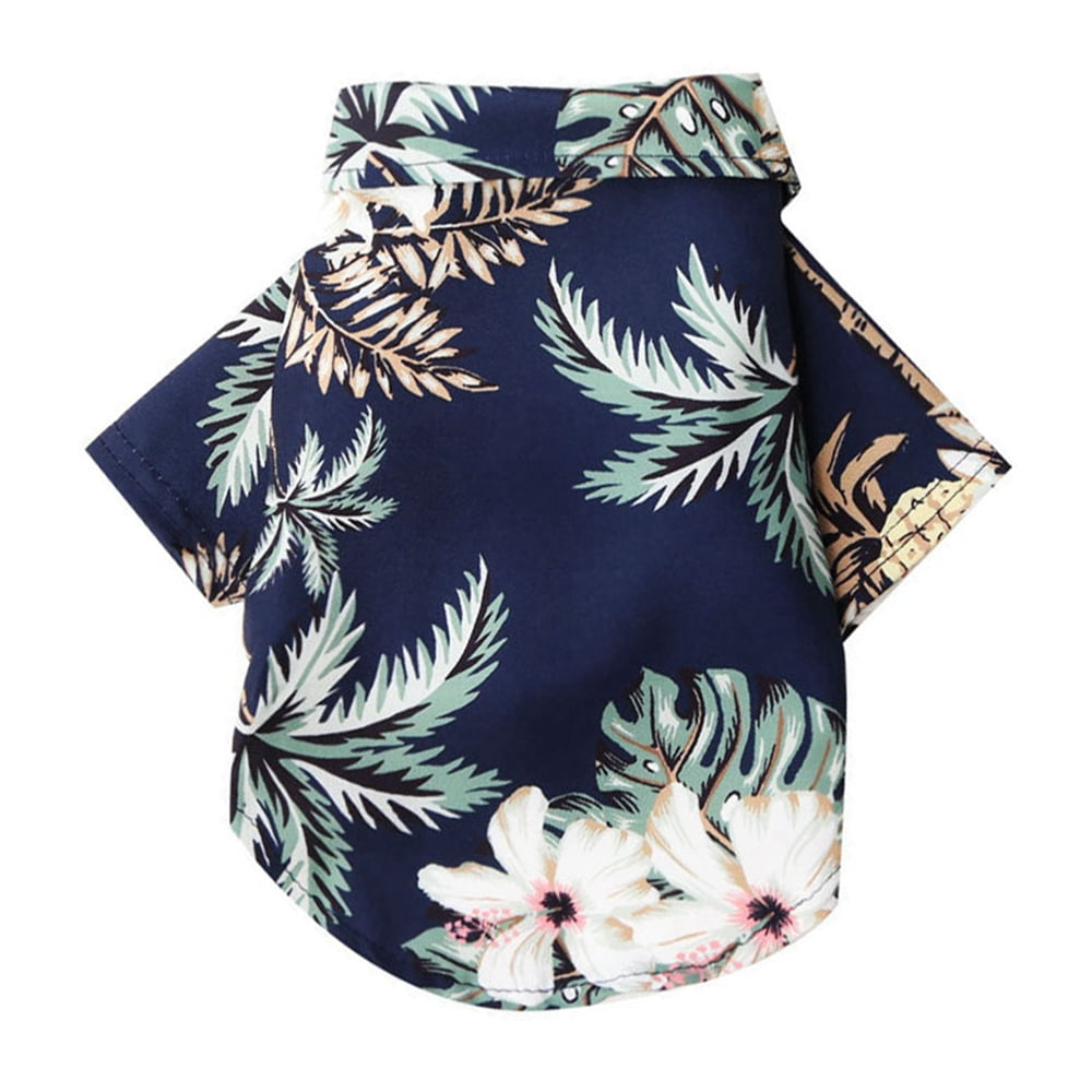 Pet Hawaiian beach shirt, Hawaiian beach style fashion dog shirt for ...