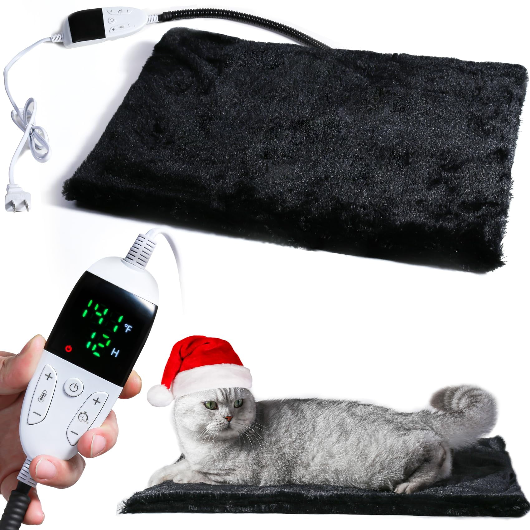 Pet Heating Pad for Dog Cat - Intelligent Thermostat Temperature ...